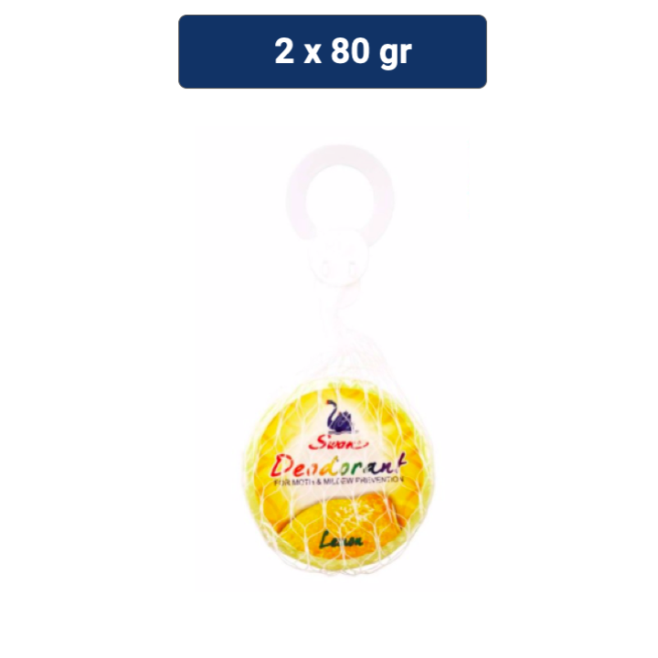 Jual Swan Deodorant Kamper Gantung Lemon 2 x 80 gr | Shopee Indonesia