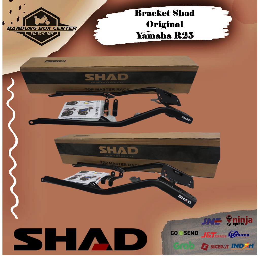 Jual Bracket Box atau Braket Breket Shad Original untuk motor Yamaha ...