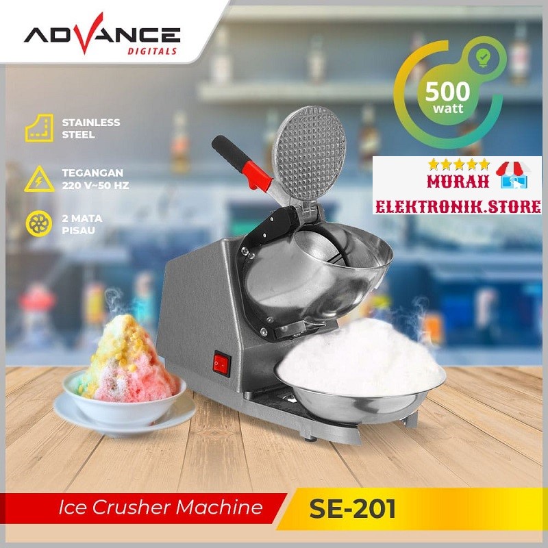 Jual Mesin serutan Es batu listrik Advance SE 201 | Shopee Indonesia