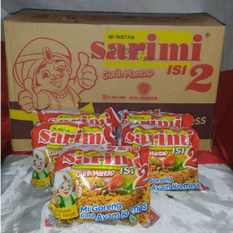 Jual Mie goreng Instant sarimi isi 2 rasa ayam kremes (5pcs) | Shopee ...