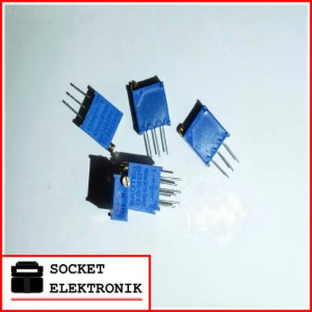 Jual Resistor Variable Potensiometer Multiturn 3296W Multi Turn 10K ...
