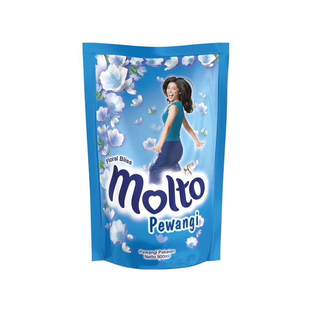 Jual MOLTO PEWANGI FLORAL BLISS 900ML PCH | Shopee Indonesia