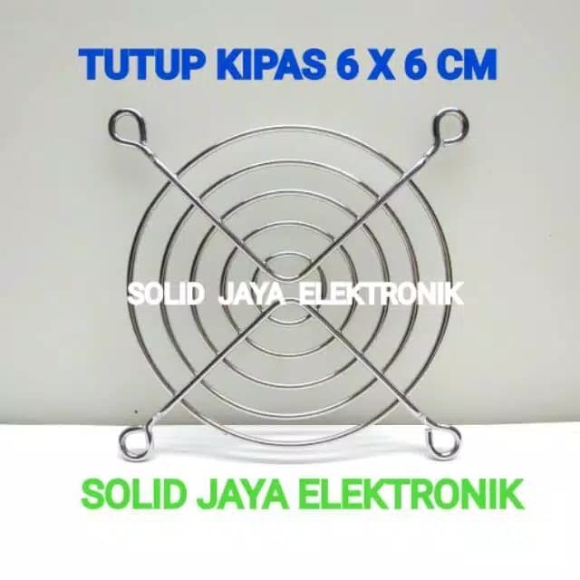Jual TUTUP KIPAS 6x6 CM GRILL KIPAS FAN 6x6 CM RAM KIPAS 6x6 CM COVER ...