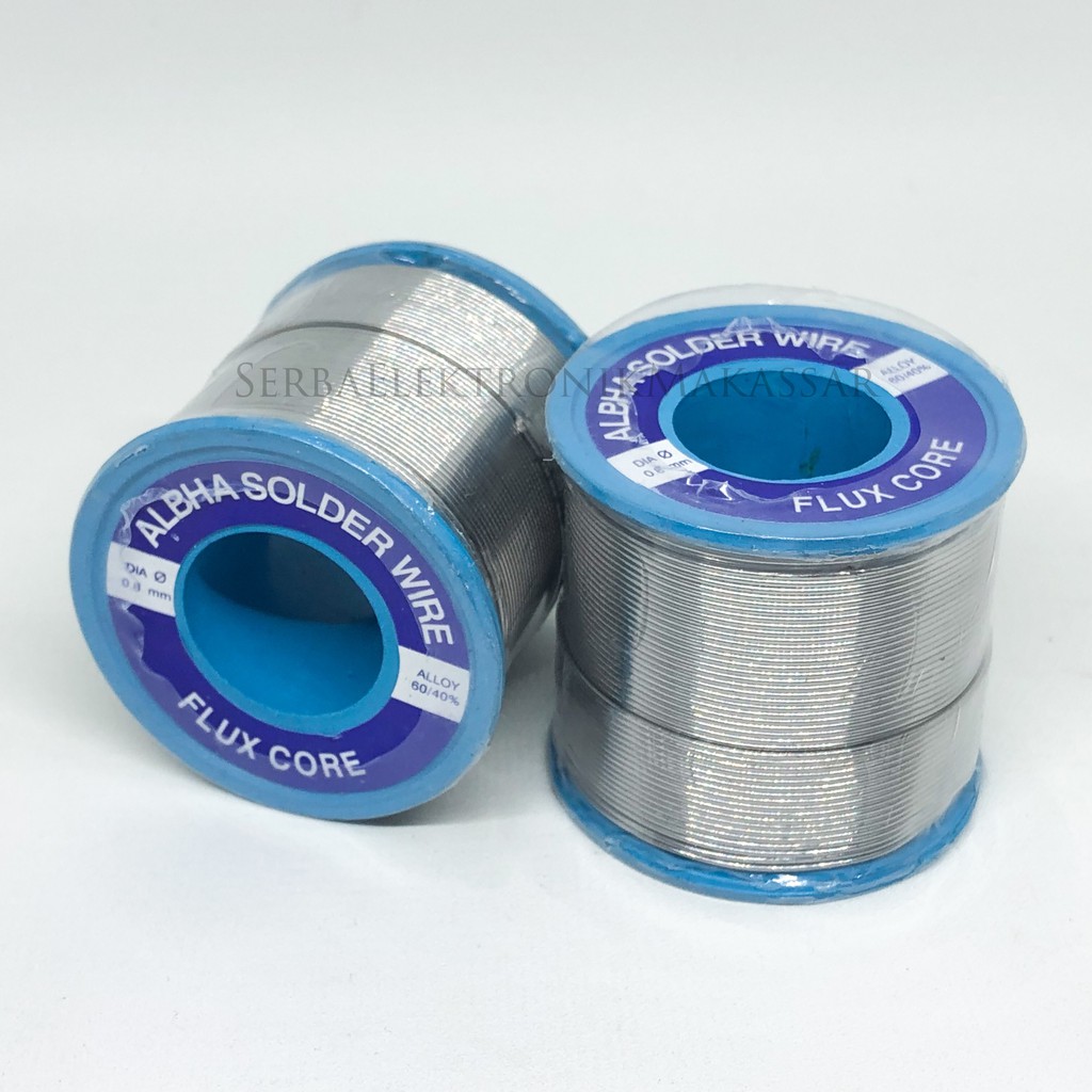 Jual Timah Solder Alpha 1/4kg (250gr) 60/40% 0.8mm Flux Core ...