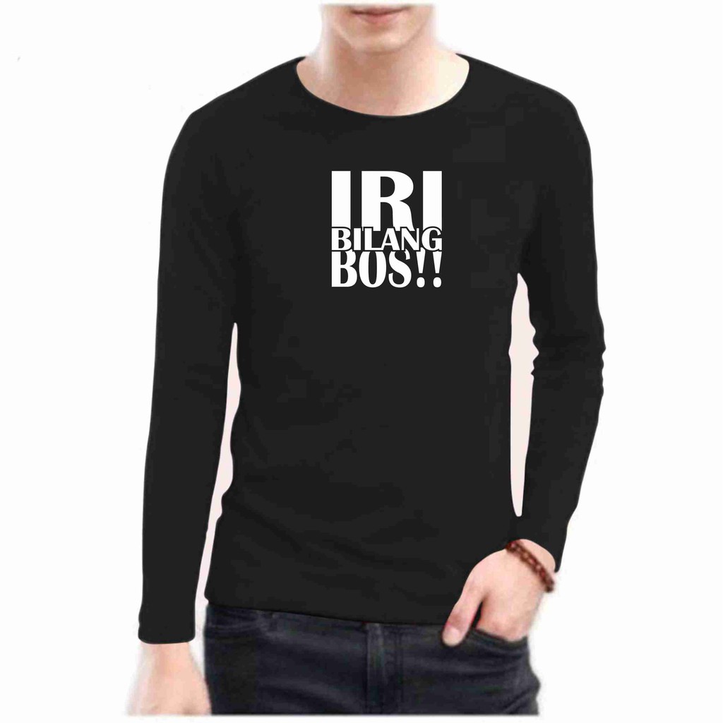 Jual COD / kaos iri bilang boss / KAOS KEREN / T-SHIRT PRIA WANITA ...