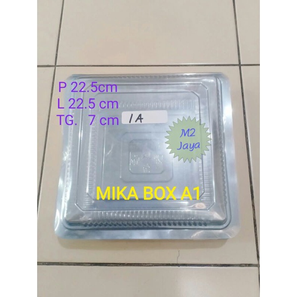 Jual MIKA BOX BESAR / MIKA KUE/MIKA PLASTIK TEBAL 1A ISI 10 PCS ...