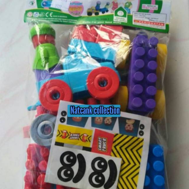 Jual Intellect Set Bloccks Lego Bongkar Pasang Balok Susun Mobil | Shopee Indonesia