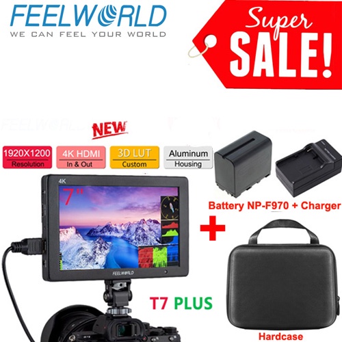 Jual Feelworld T7 Plus 7 Inch Ips 4k Hdmi 3d Lut Paket Big Shopee