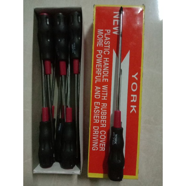 Jual OBENG (+) PLUS 6 INCHI MERK YORK. | Shopee Indonesia