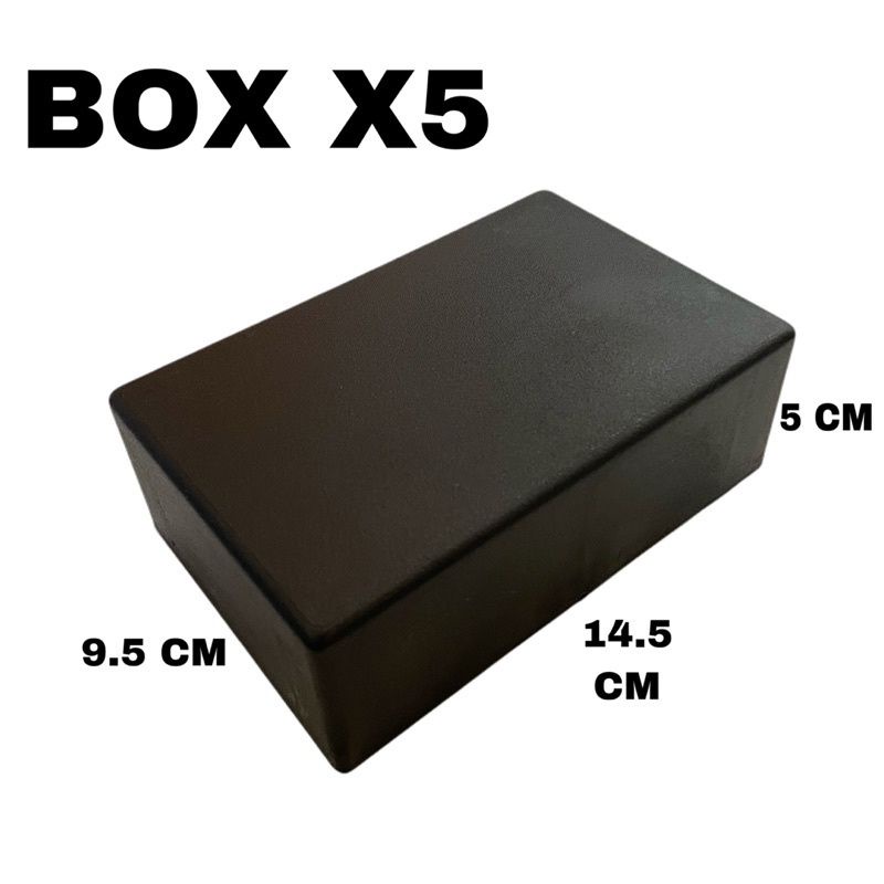 Jual Box X5 Kotak Hitam Casing Plastik DIY Modul 9,5x14,5x5cm | Shopee ...