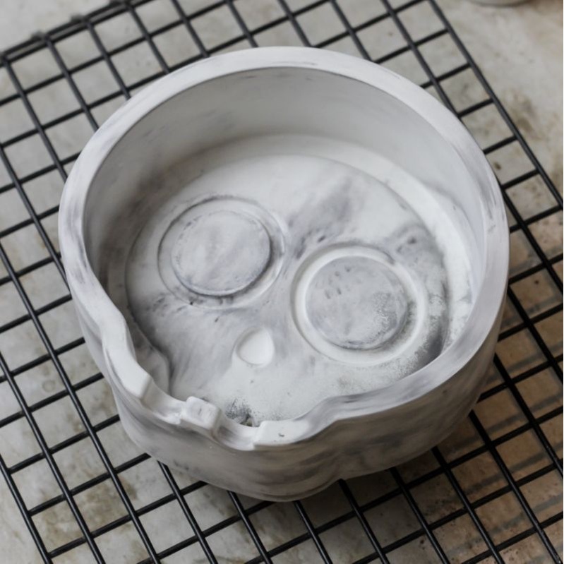 Jual ASBAK ROKOK TENGKORAK /ASBAK ROKOK CONCRETE /AESTHETIC /ASHTRAY ...