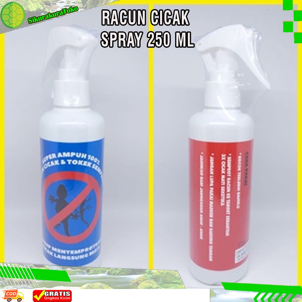 Jual (SKR) RACUN CICAK Pembasmi Cicak Tokek Spray Semprot Basmi ...