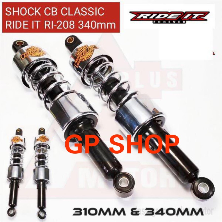 Jual Shock yss UKURAN 280mm dan 340mm untuk motor bebek seperti jupiter ...