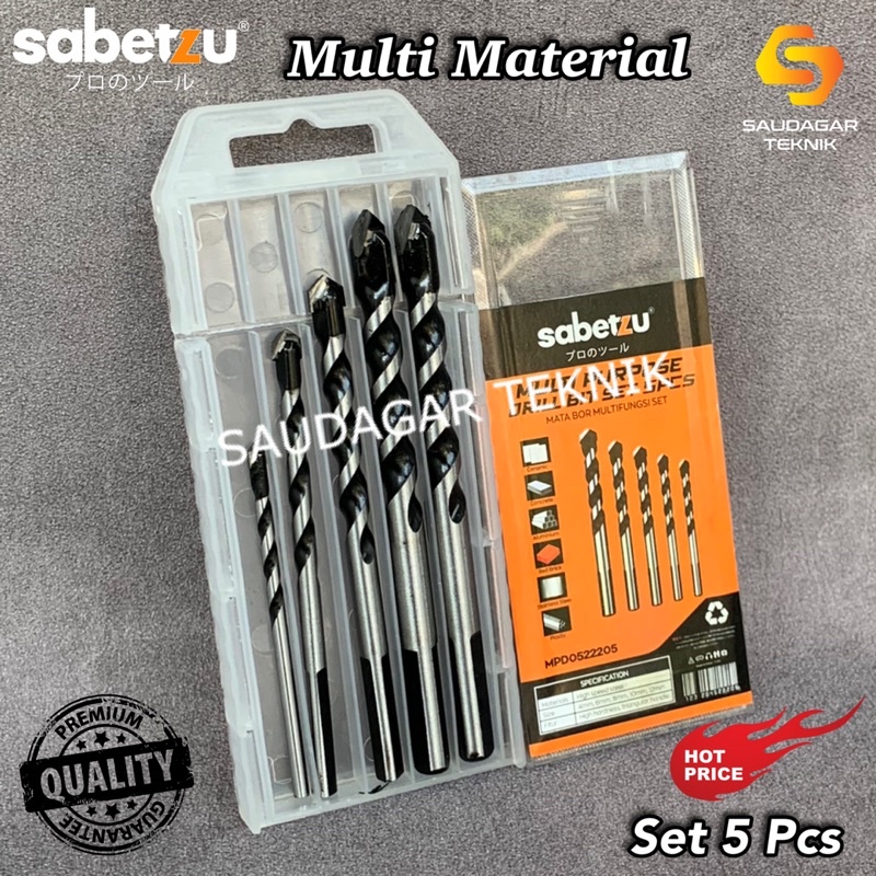 Jual Mata Bor Multi Purpose Set Sabetzu Mata Bor Sebaguna Multifungsi ...