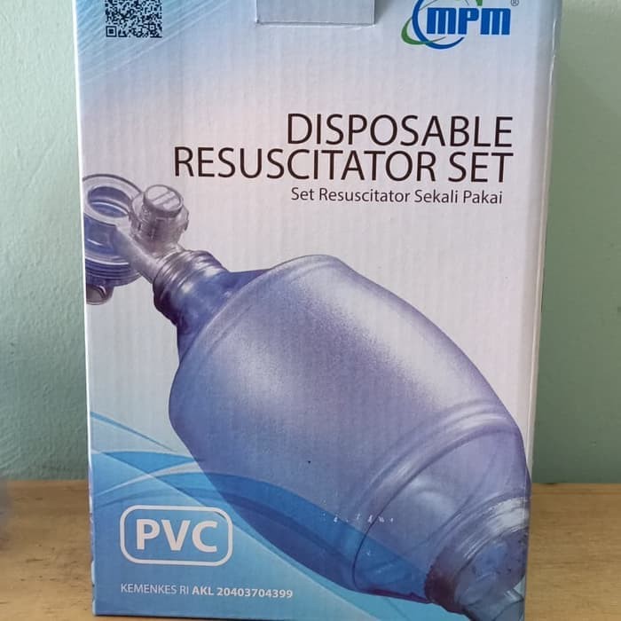 Jual IKA35 AMBU BAG DISPOSABLE RESUSCITATOR SET BOX PVC | Shopee Indonesia