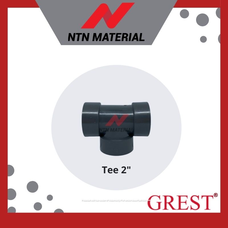 Jual Tee/T Polos AW Grest 2" inch Fitting Pipa PVC | Shopee Indonesia