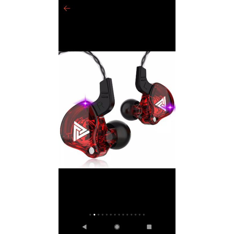 Jual Qkz ak6 Earphone Sport Dynamic dengan Mic + Subwoofer Bass ...