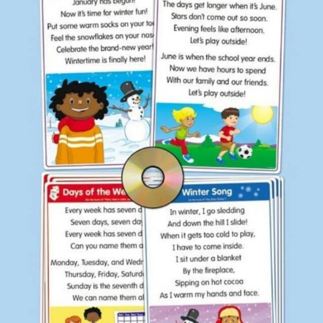 Jual Lakeshore Circle Time Song Posters | Shopee Indonesia