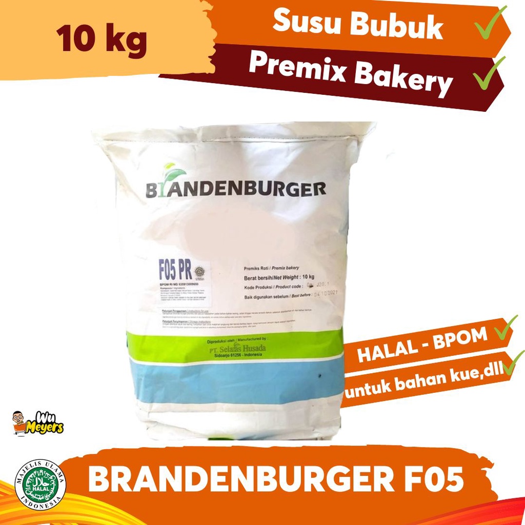 Jual Susu Bubuk Brandenburger F05 10kg - Premix Bakery Bahan Kue ...