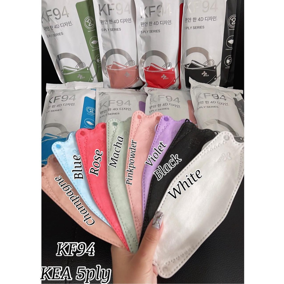 Jual MASKER KEA KF94 EARLOOP 5 PLY & 4 PLY ISI 10 Pcs MODEL SENSI CONVEX / EVO / MOUSON KF94 ...