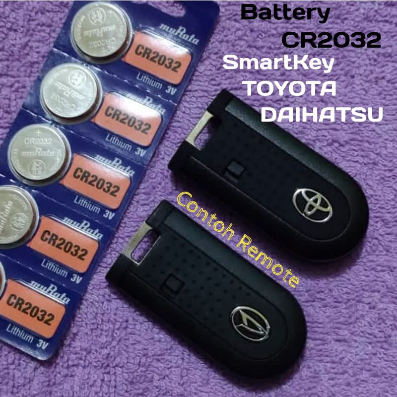 Jual Battery Baterai Batrai Batre Remote Remot Smart key Mobil Toyota ...