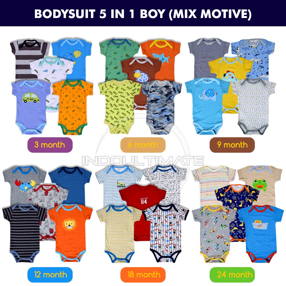 Jual 5in1 Jumper Bayi COTTON SNI BABY LEON Bodysuit Bayi Jumpsuit Anak ... Jual 5in1 Jumper Bayi COTTON SNI BABY LEON Bodysuit Bayi Jumpsuit Anak ...