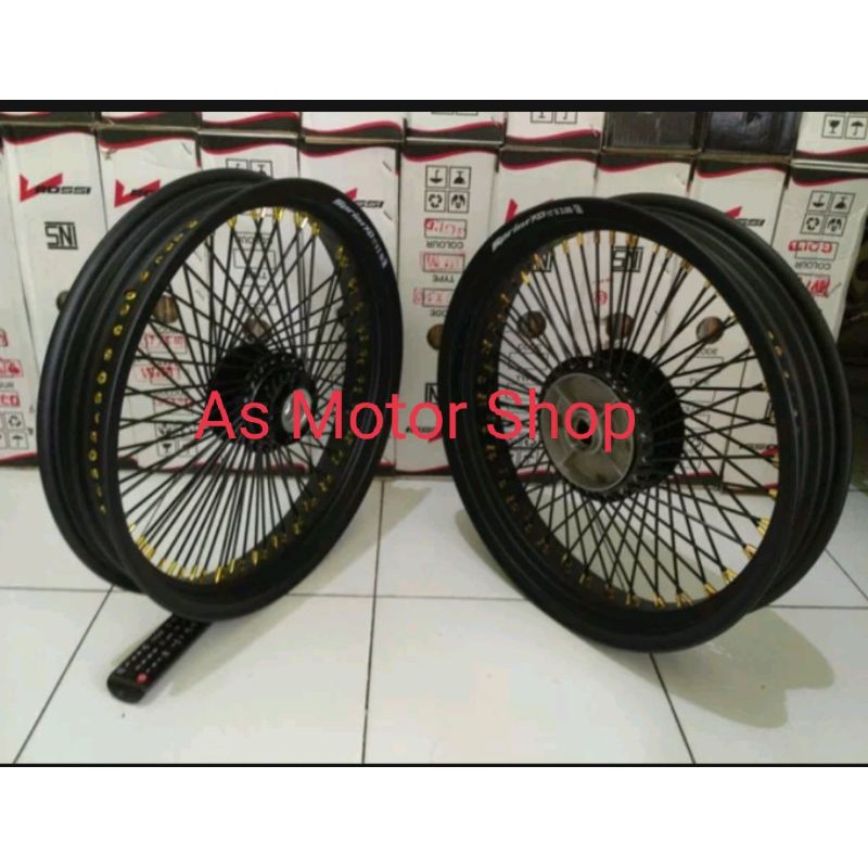 Jual VELG SET W175 JARI JARI SERIBU VELG ROSSI TAPAK LEBAR 250 300 RING ...