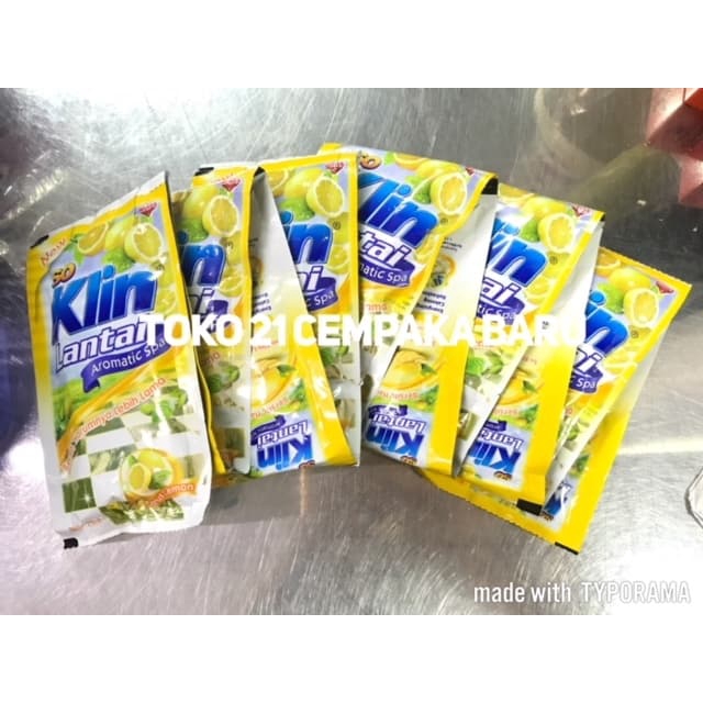 Jual So Klin Lantai CITRUS LEMON 1 Renceng isi 12 pcs SoKlin Lantai ...