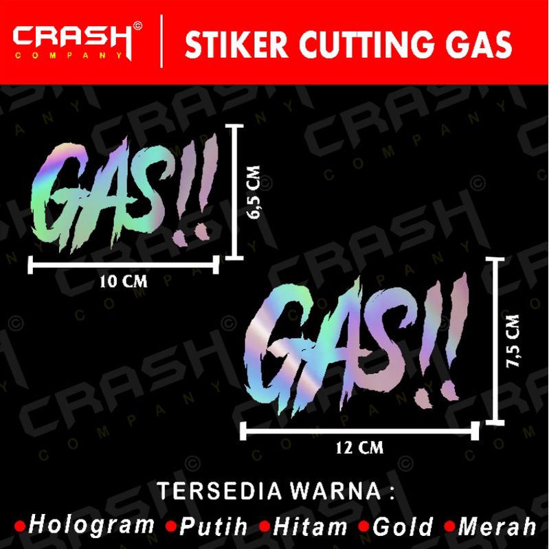 Jual Stiker Cutting Logo Gas, Sticker Tangki Motor Gas | Shopee Indonesia