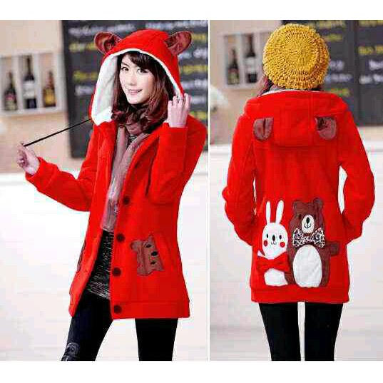 Jual Unik Jaket Long Cony Koreanstyle Keren | Shopee Indonesia