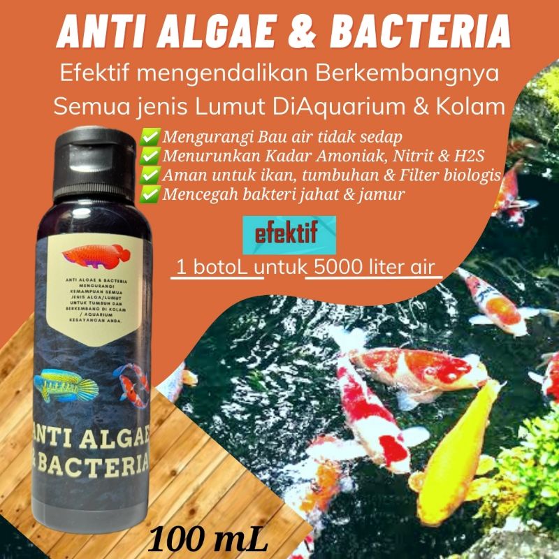 Jual ANTI ALGAE Penghilang Lumut dan Bakteri merugikan untuk 5000 liter ...