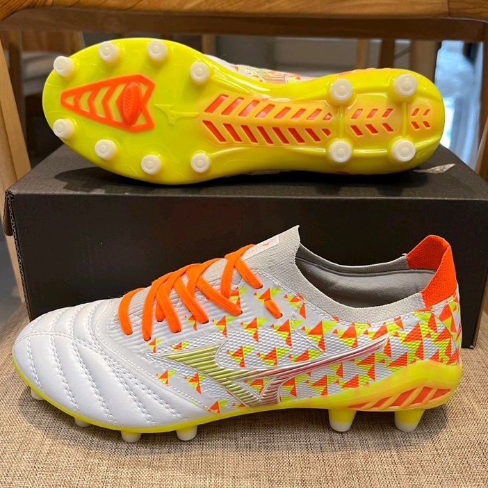 Jual Sepatu Bola Mizuno Neo Morellia Iii Beta White Yellow Origami Fg Shopee Indonesia