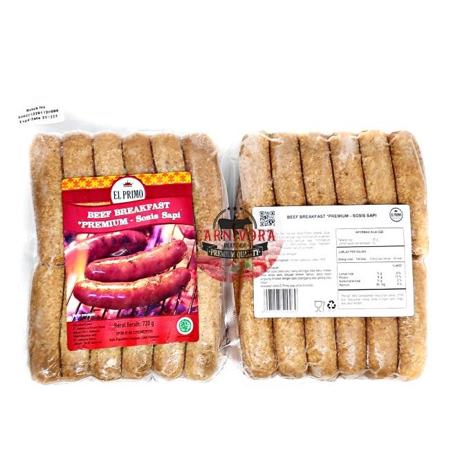 Jual Sosis Daging Sapi Premium "Breakfast" Elprimo | Shopee Indonesia