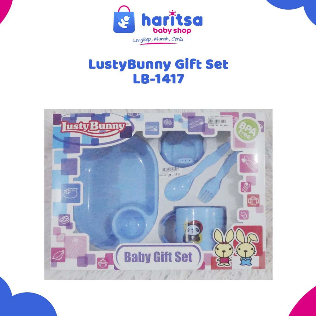 Jual Lusty Bunny Feeding Set LB1417 Giftbox | Shopee Indonesia
