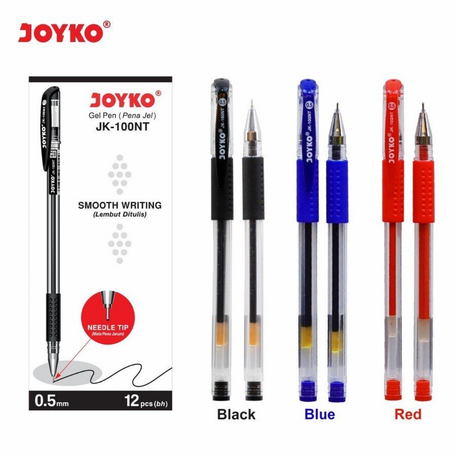 Jual Gel Pen Pulpen Pena Joyko JK-100NT/ Pulpen Joyko 0.5 mm / 1 BOX ...