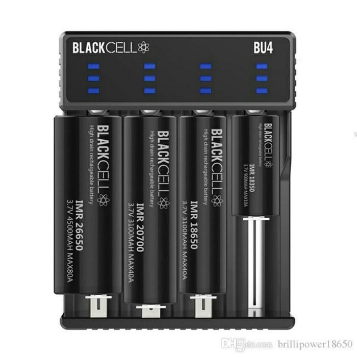 Jual BATTERY CHARGER BLACKCELL 4 SLOT BU4 FAST CHARGING | POWER BANK ...