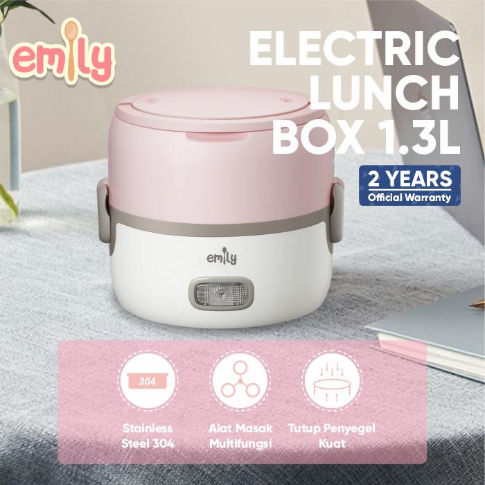 Jual Adiaoffc Emily Electric Lunch Box 1.3L / Lunch Box Cooker Set ...