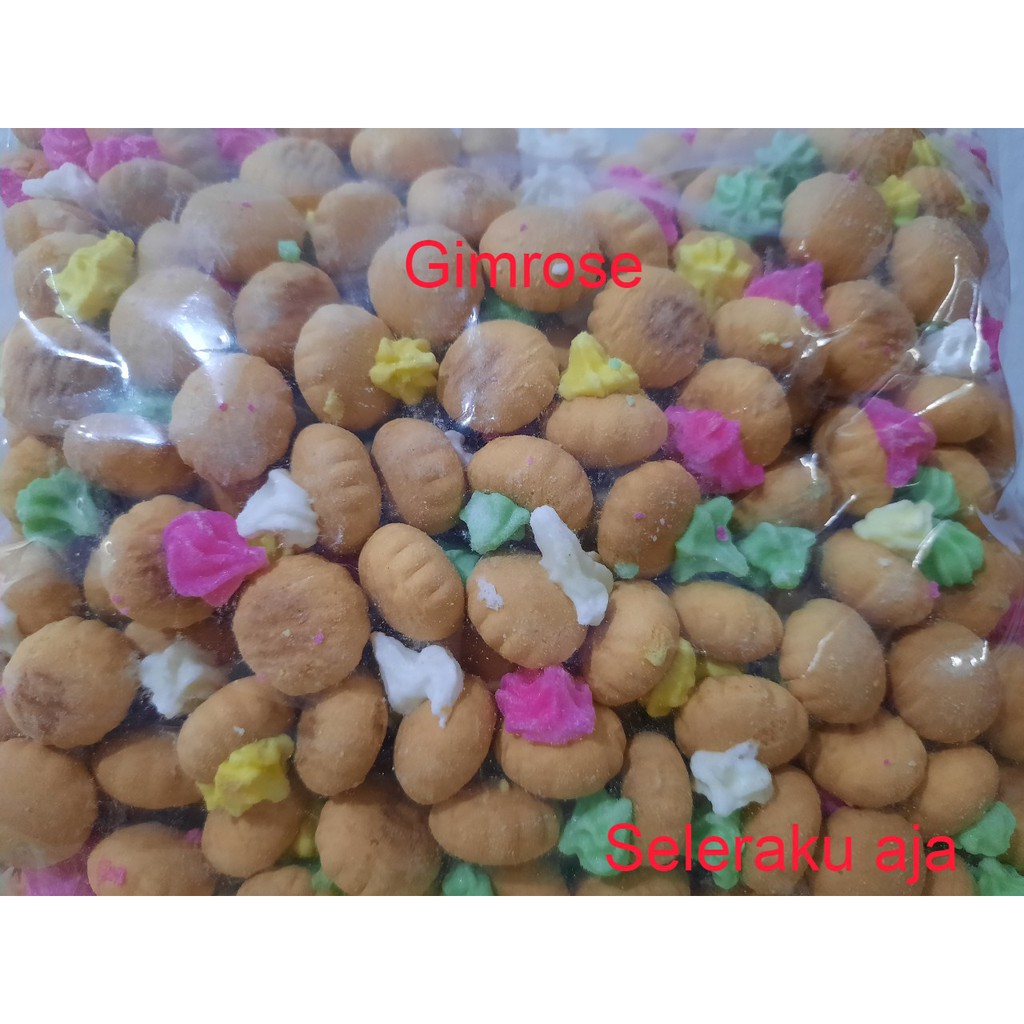 Jual Biscuit Tradisional warna warni Gimrose 500 gr | Shopee Indonesia