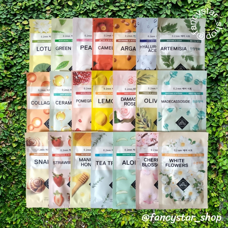 Jual ETUDE HOUSE Sheet Mask 0.2 therapy air mask exp 2022 | Shopee ...