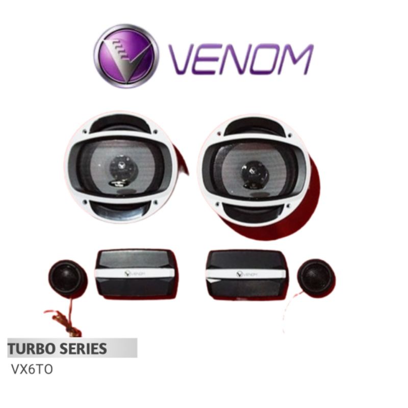 Jual Speaker Venom Turbo VX6TO 2way 6,5inchi Split Component Set ...