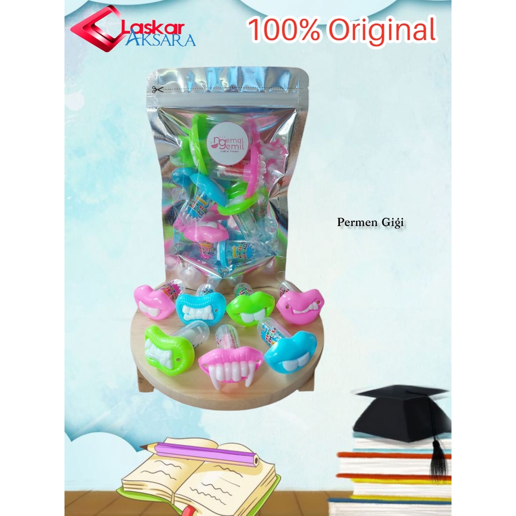 Jual Permen Gigi Aneka Rasa Bentuk Gigi Lucu Warna Warni / Premium ...