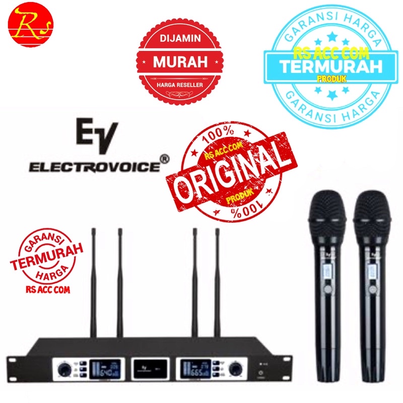 Jual Mic Wireless EV Electro Voice SX 1 Dual Handle Original | Shopee ...