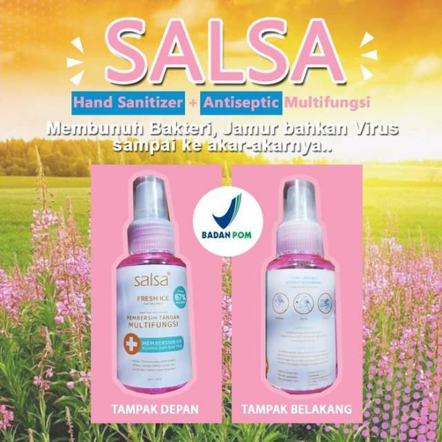 Jual HAND SANITIZER MERK SALSA 70ML(READY) | Shopee Indonesia