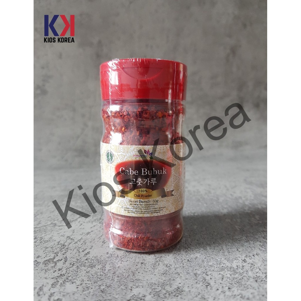 Jual Cabe Bubuk KASAR 50gr - BOTOL Chili Powder Gochugaru Korea [READY ...