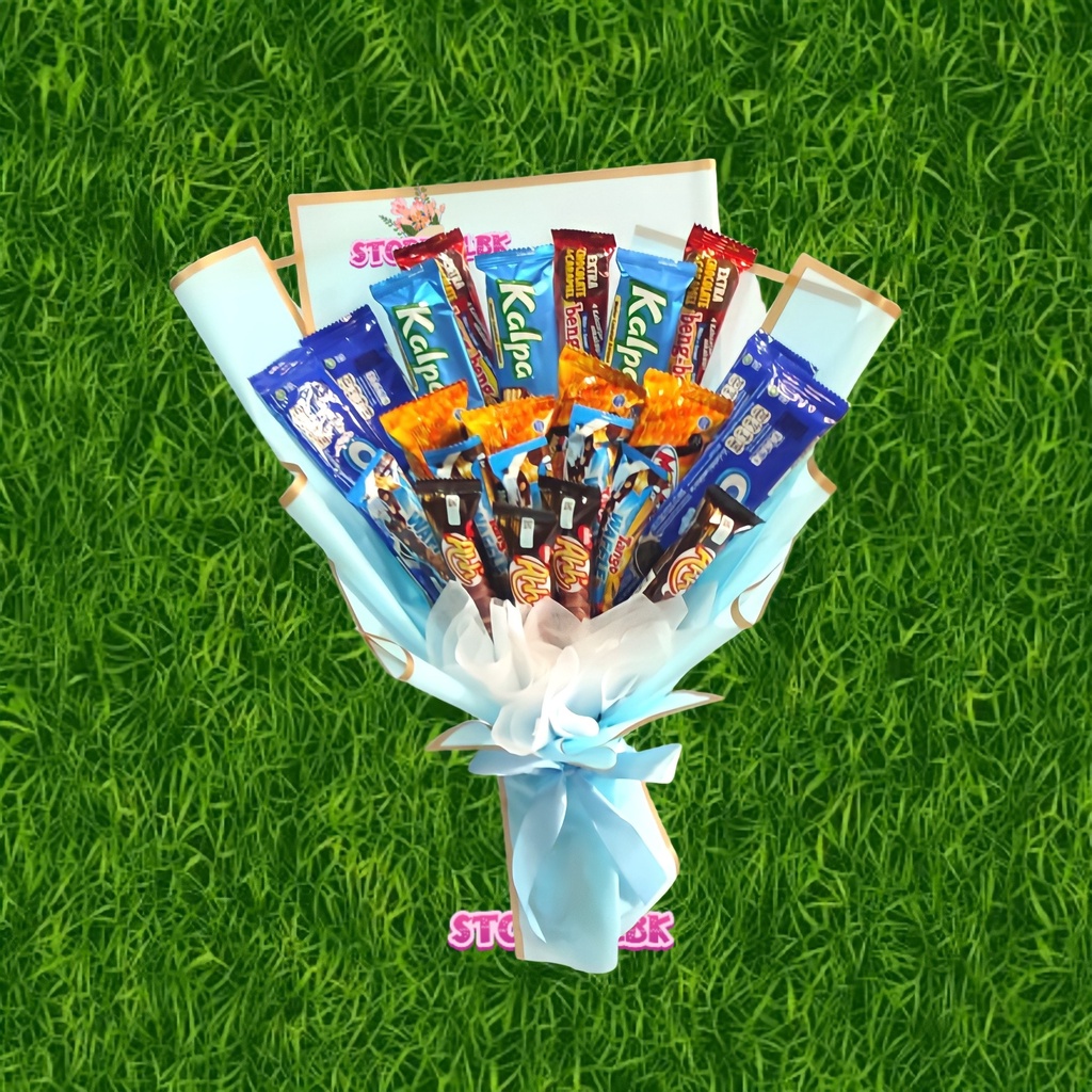 Jual Bouquet Snack / Buket Snack / Buket Makanan | Ukuran Medium Tipe 1 ...