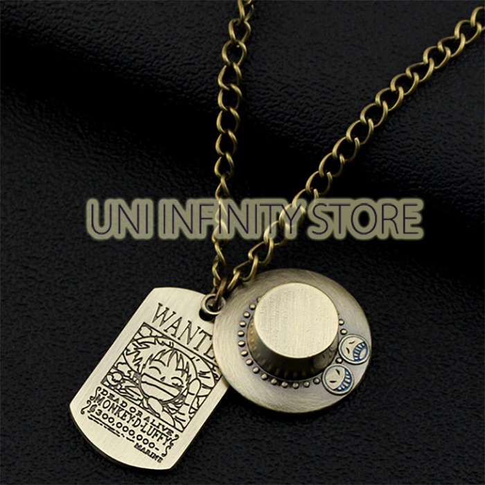 Jual JWNE0479 Kalung Anime Jepang Topi Portgas D. Ace Pria Wanita ...