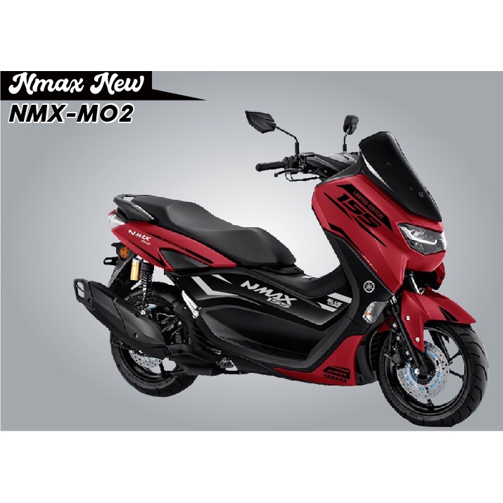 Jual "CUTTING STIKER NMAX NEW BODY MERAH CODE NMX-M02| STIKER NEW NMAX ...