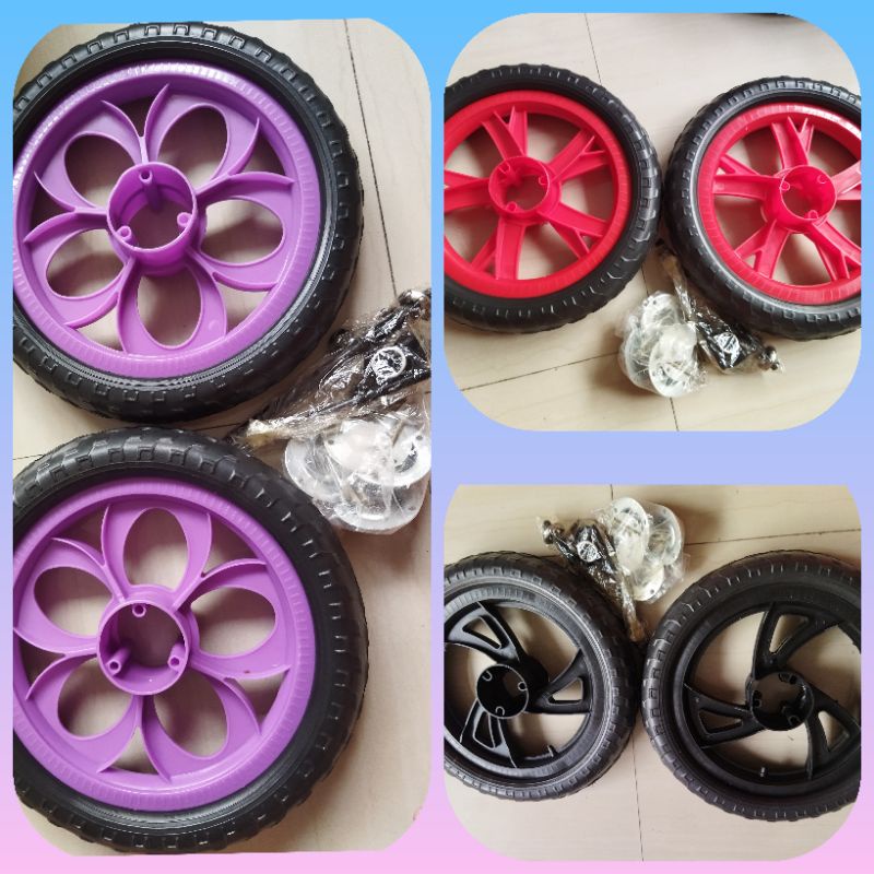 Jual set Roda Ban Eva warna sesuai diskripsi warna pelangi | Shopee ...