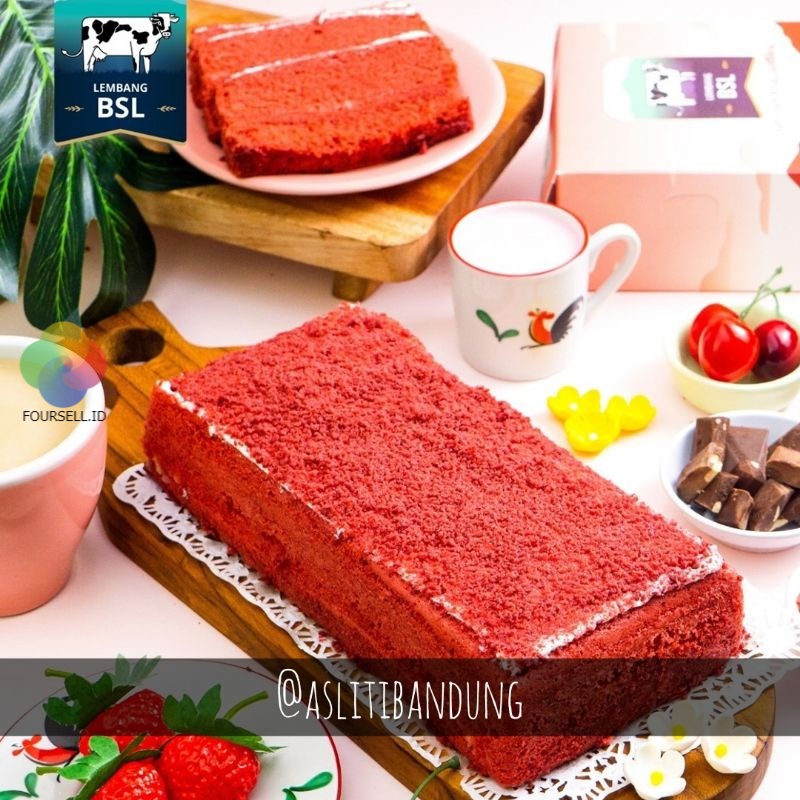 Jual BSL Bolu Susu Lembang RED VELVET Asli Ti Bandung - Oleh Oleh Bandung Favorit Kue Bolu Kue ...