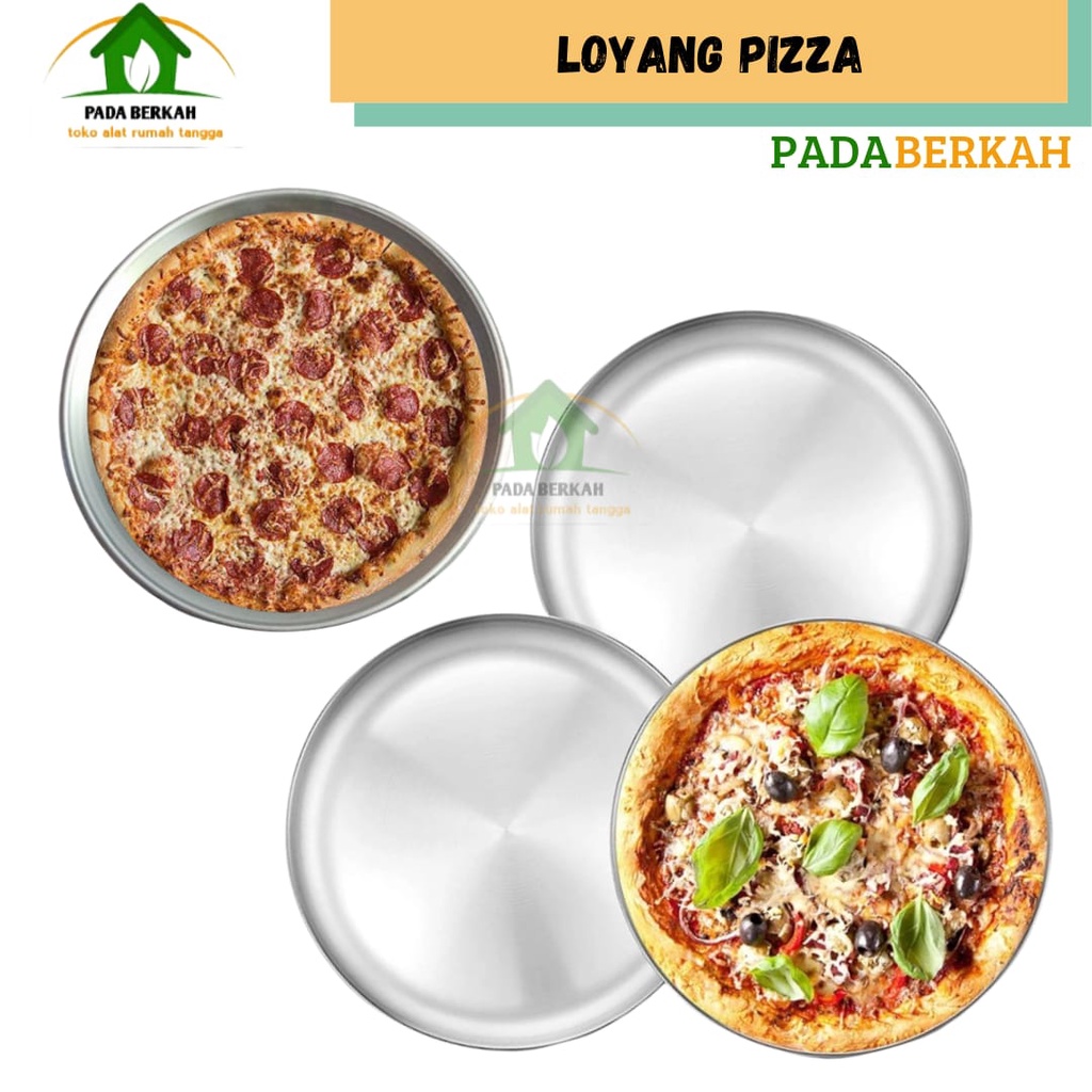Jual READY STOK Loyang Pizza Anti Lengket / Cetakan Pizza Alumunium ...